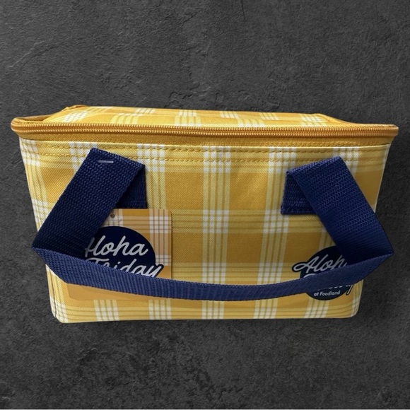 Foodland | Bags | Foodland Yellow Palaka Reusable Insulated Lunch Tote ...
